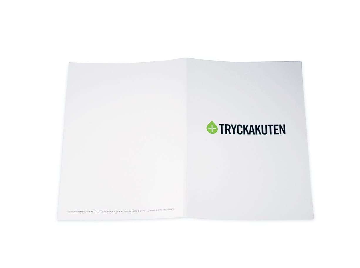 Tryckt offertmapp | Tryckeri Tryckakuten - papperstryck